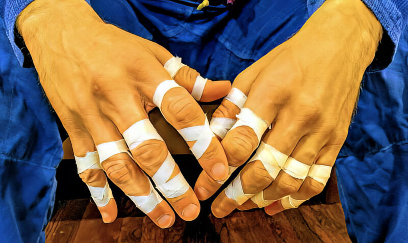 How To Use Finger Tape (Correctly) - MMA Factory