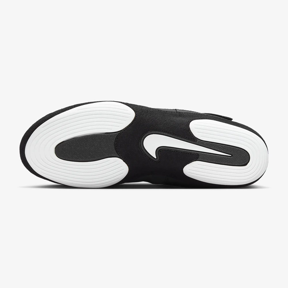 Nike Inflict 3 Wrestling Shoes - Black/White - MMA Factory