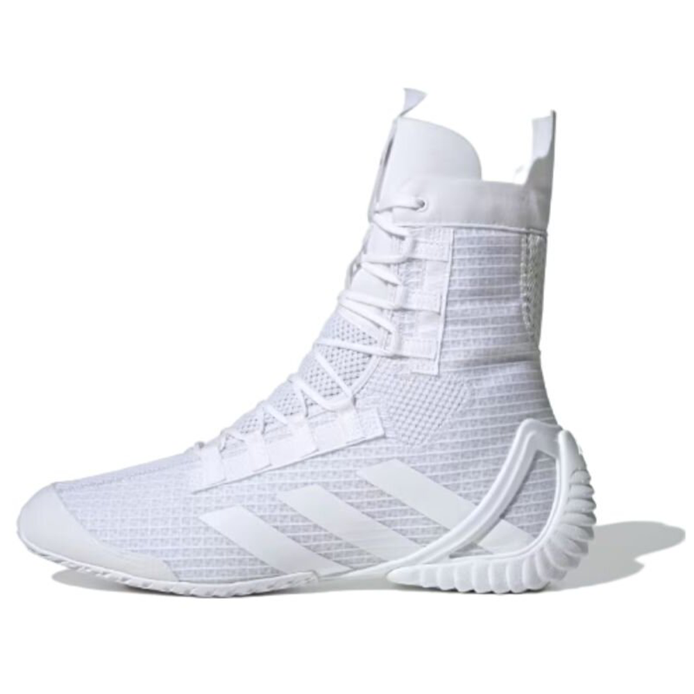 Adidas Speedex 23 Boxing Shoes – White/White - MMA Factory