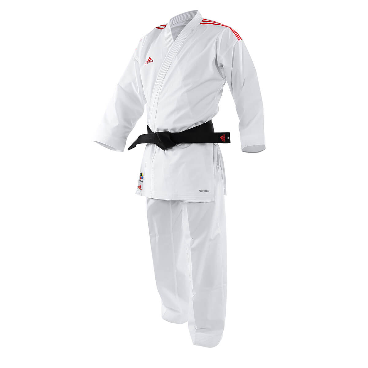 Adidas Adilight With Stripes Karate Uniform - MMA Factory
