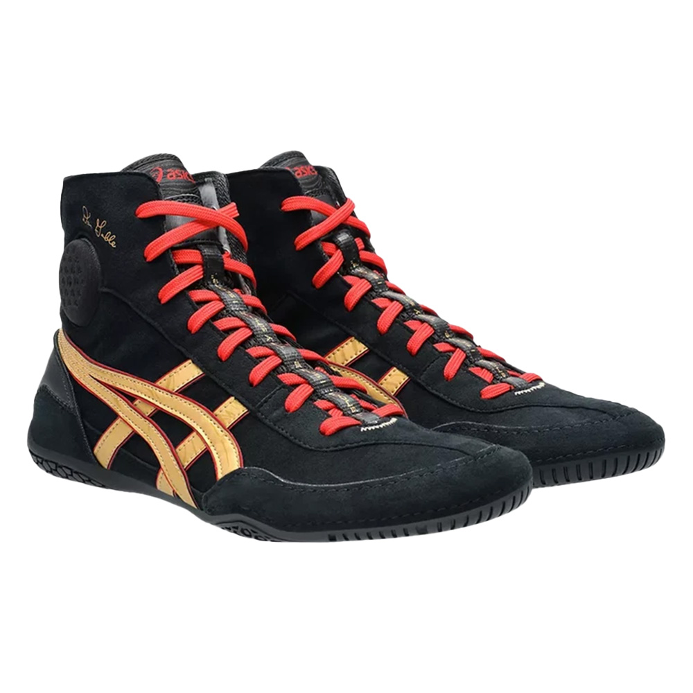 Asics Dan Gable Evo 3 - Black/Pure Gold - MMA Factory