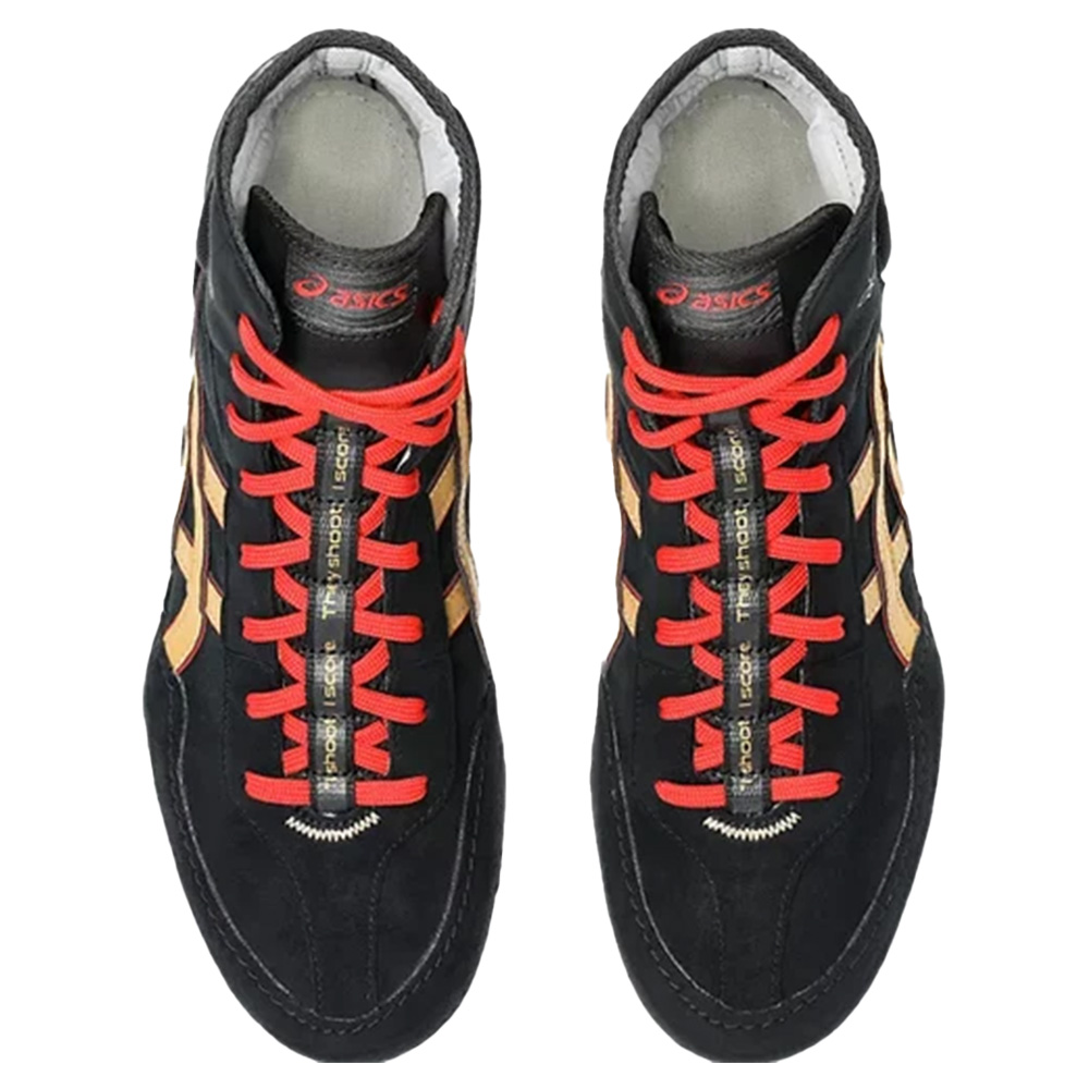 Asics Dan Gable Evo 3 - Black/Pure Gold - MMA Factory