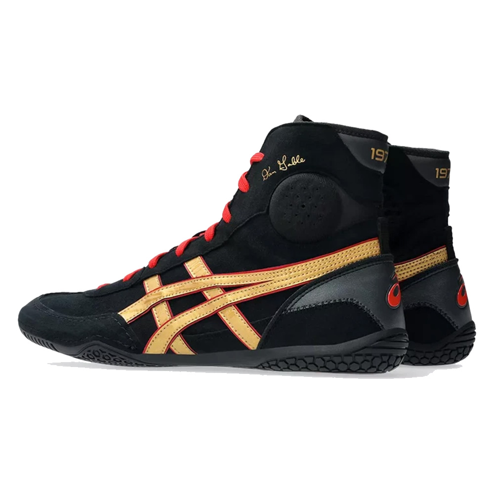 Asics Dan Gable Evo 3 - Black/Pure Gold - MMA Factory